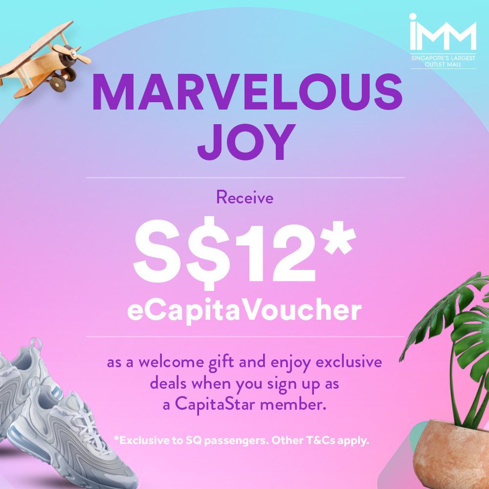 Receive $12 eCapitaVoucher With Member Perks When You Sign up As a ...